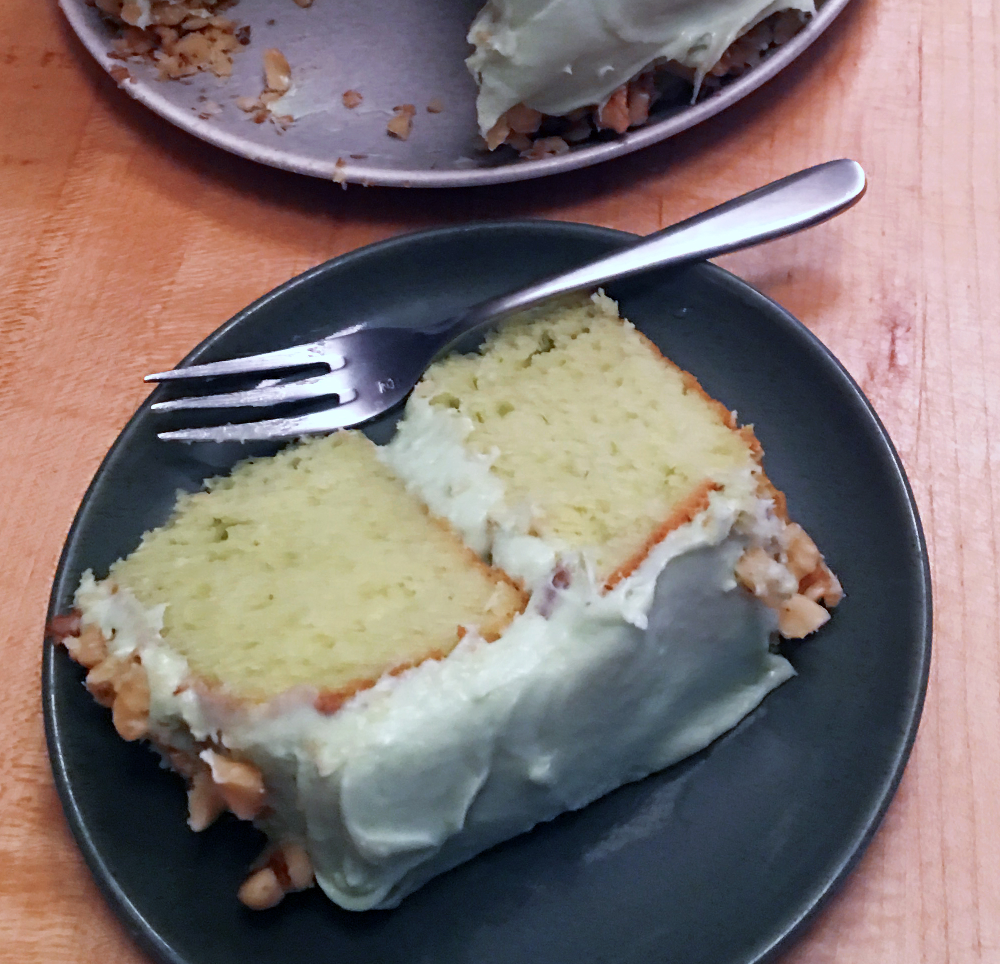 Cakeover: Watergate Cake – Redux – (Parenthetically) Speaking